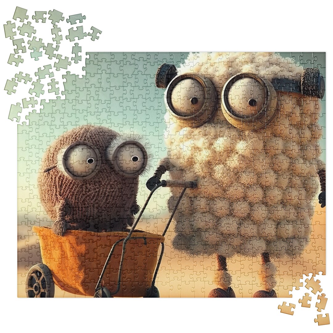 Solve the Fun With Funny Monsters Jigsaw Puzzle, A Challenge for Puzzle ...