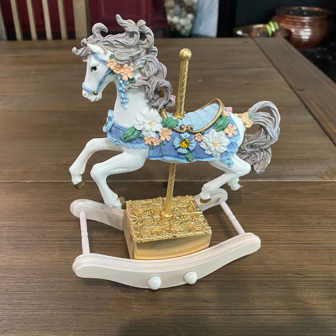 Horse Carousel Musical Rocking Horse With Lara's Theme Music by ...