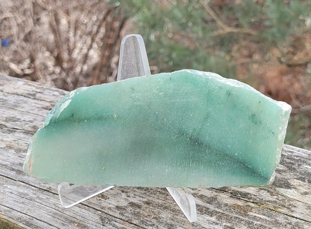 A Very Pretty Rough Slab of Green Aventurine - Etsy