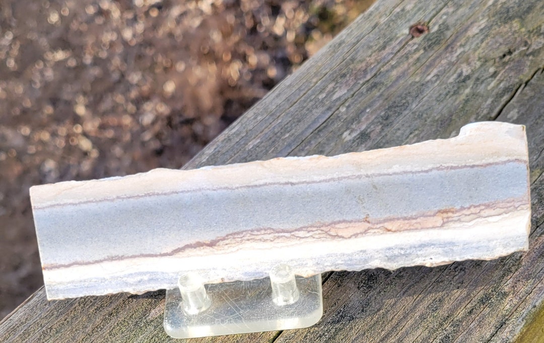 Polished Chicken Tracks Jasper Slab: Oregon Picture Jasper - Etsy