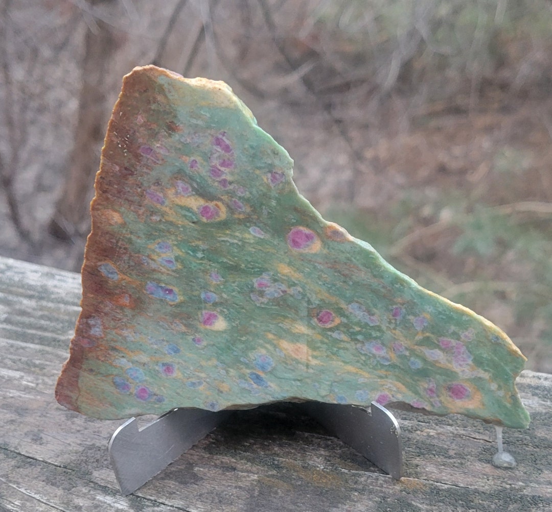 An Outstanding Rough Slab of Ruby Fuchsite - Etsy