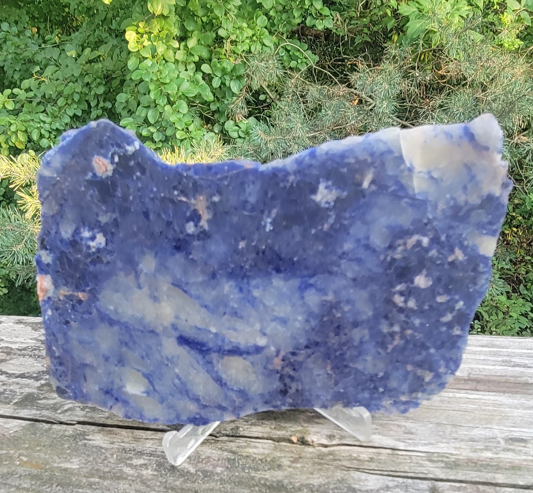 A Dazzling Rough Slab of Brazilian Sodalite - Etsy