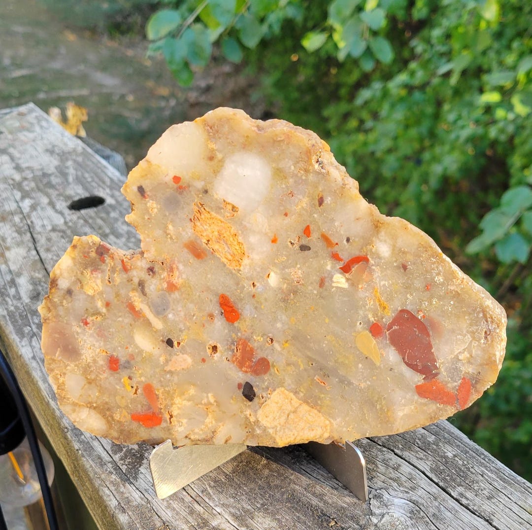A Loaded Rough Slab of Michigan Puddingstone - Etsy