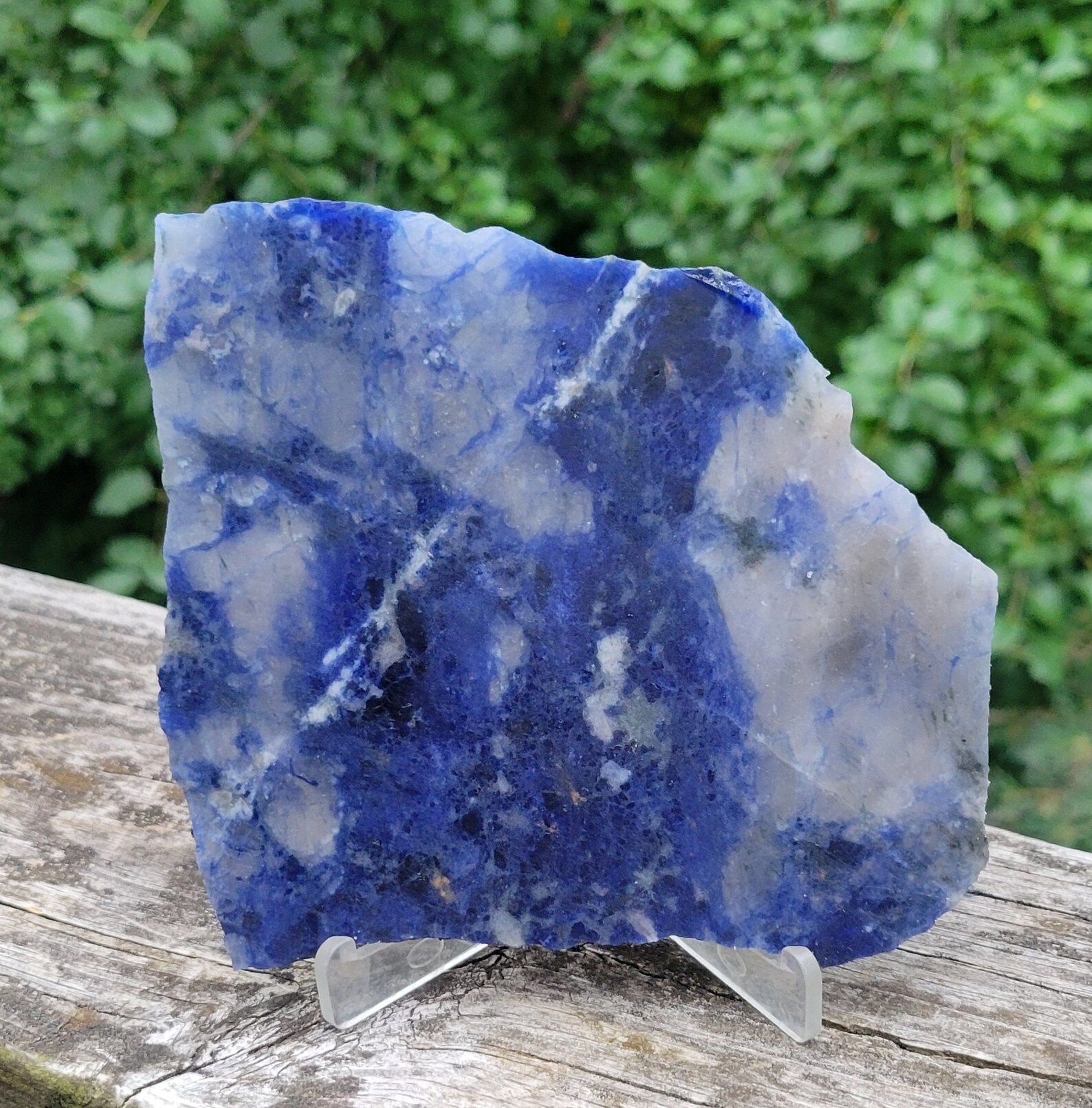 Brazilian Sodalite Slab: Rough Blue Violet Stone - Etsy