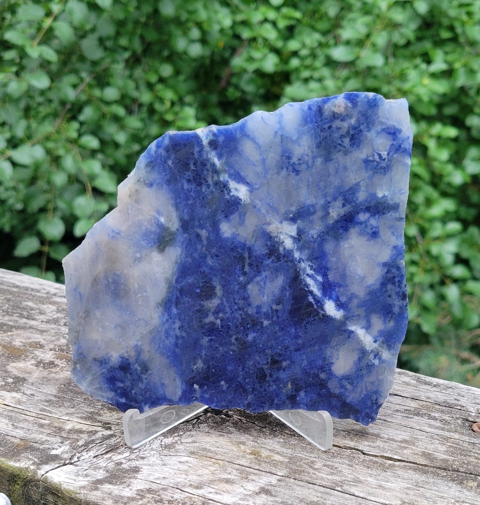 Brazilian Sodalite Slab: Rough Blue Violet Stone - Etsy