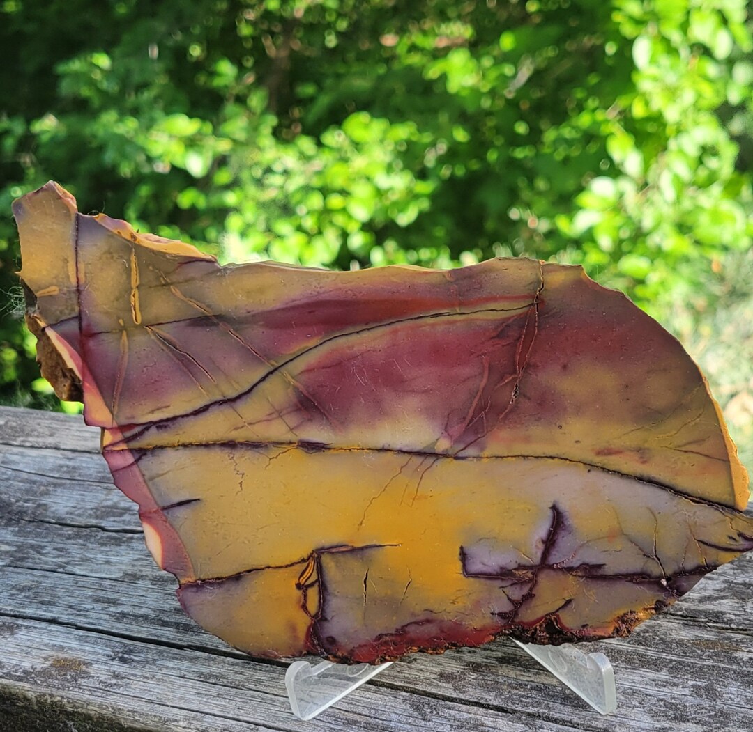 A Gorgeous Rough Slab of Mookaite Jasper - Etsy Australia