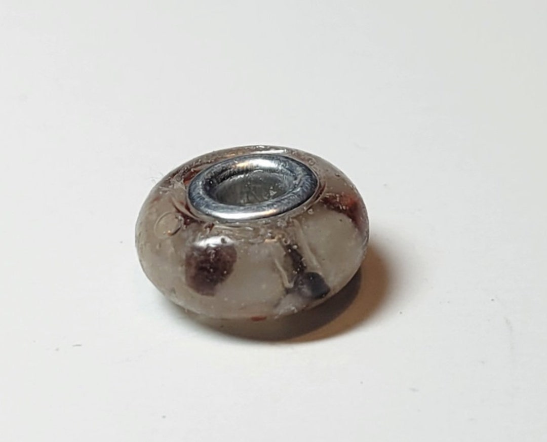 A Handmade European Style Bead Made With Michigan Puddingstone - Etsy
