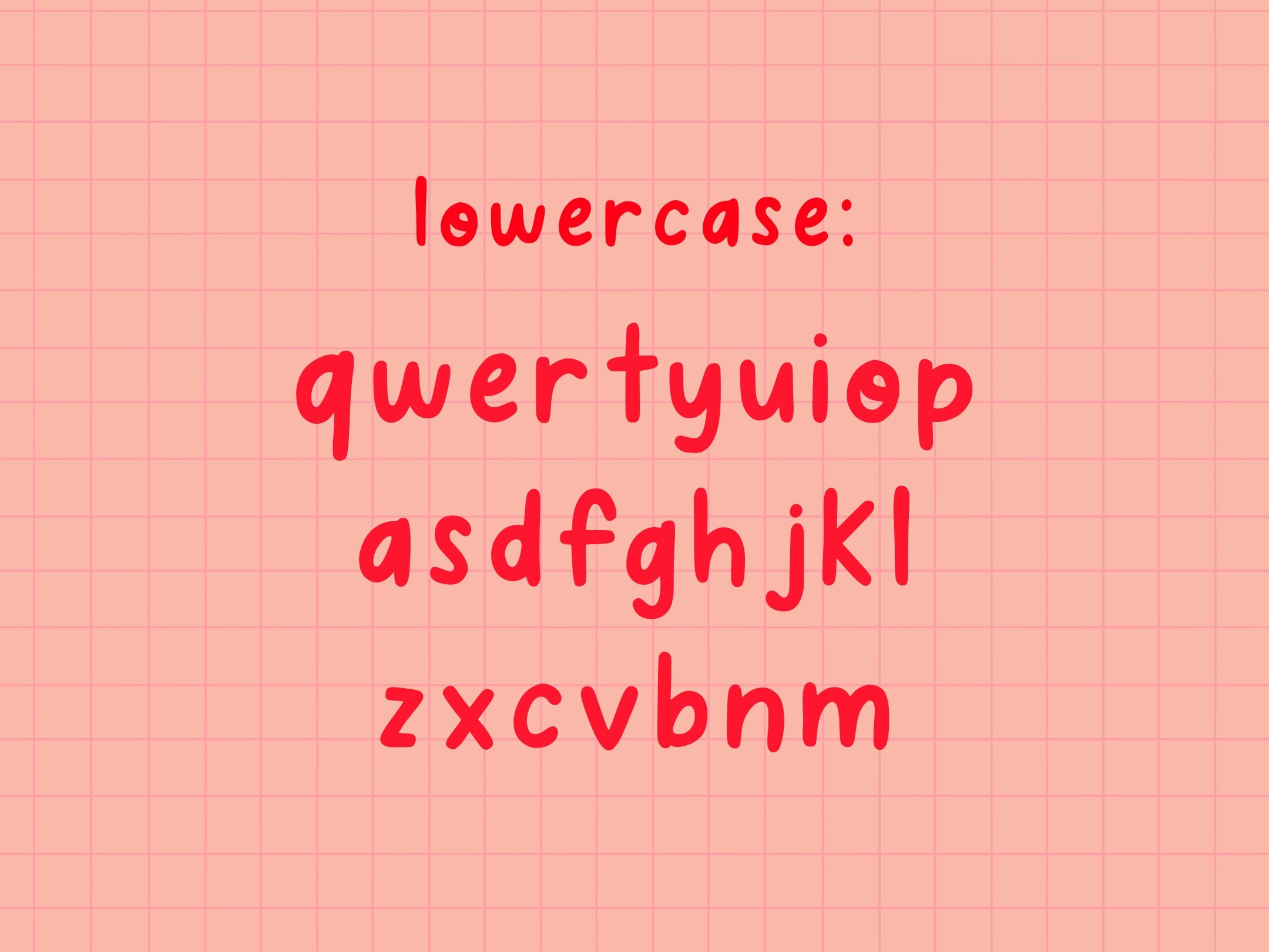 Procreate Fonts Hand Lettering Font Hand Writing Style Font Simple