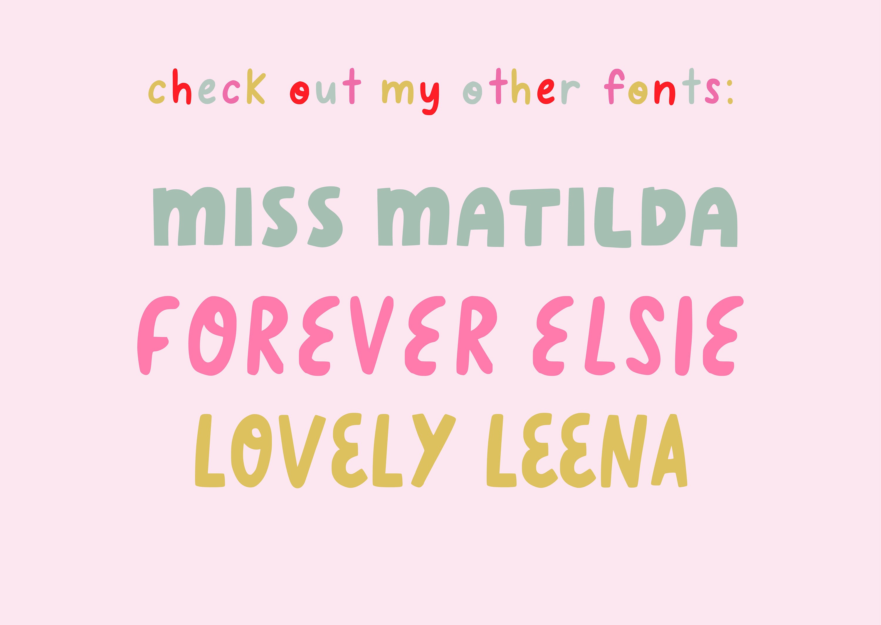 Procreate Fonts Hand Lettering Font Hand Writing Style Font Simple