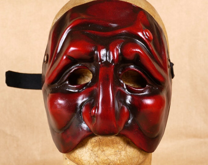 Pulcinella Commedia Dellarte Mask in Papier Maché - Etsy