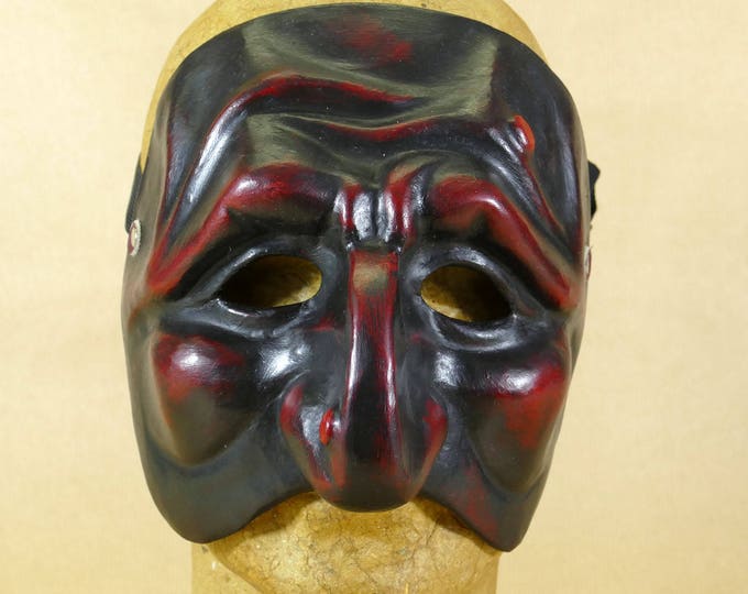 Pulcinella Commedia Dellarte Mask in Papier Maché | Etsy