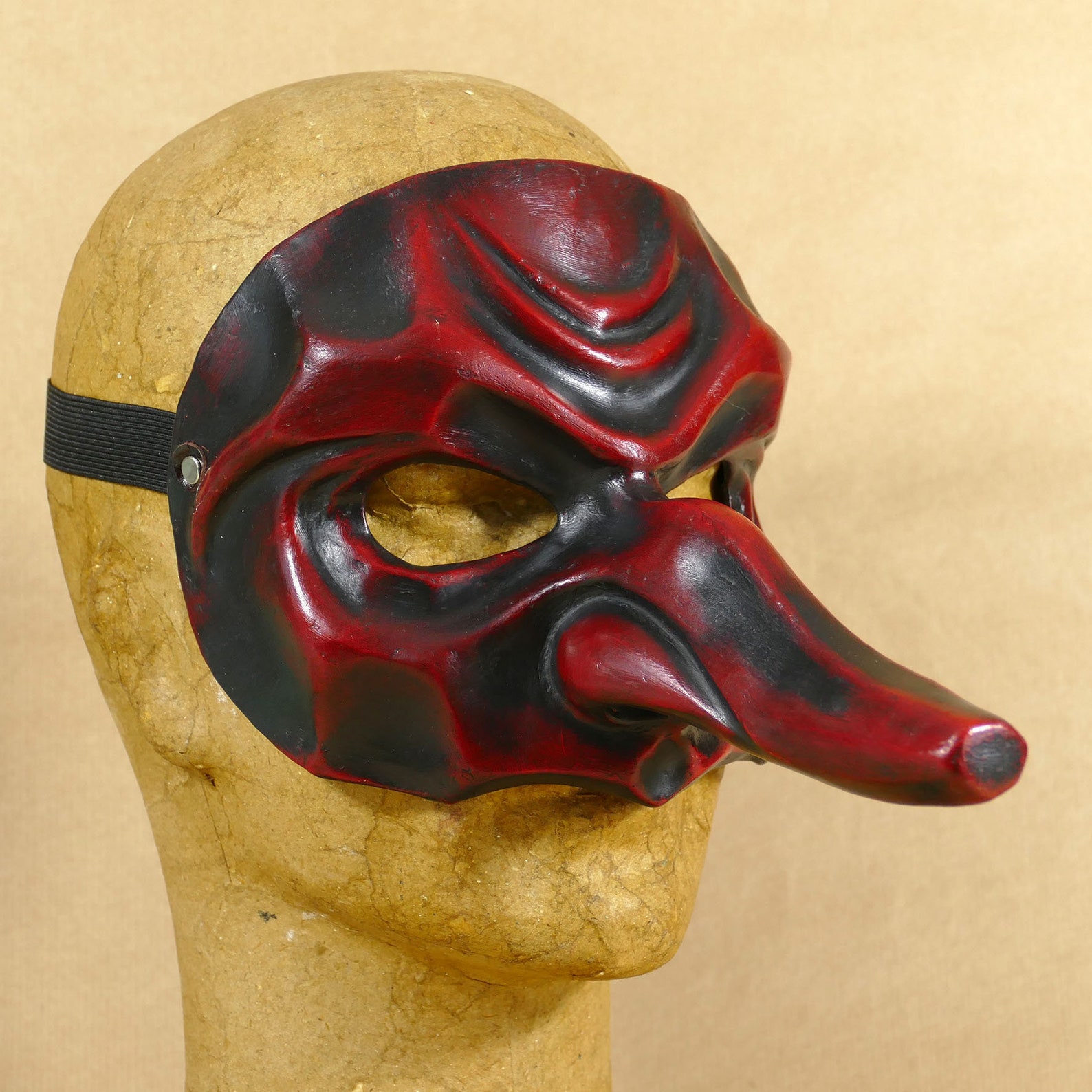 Zanni Commedia dellArte mask in papier maché | Etsy