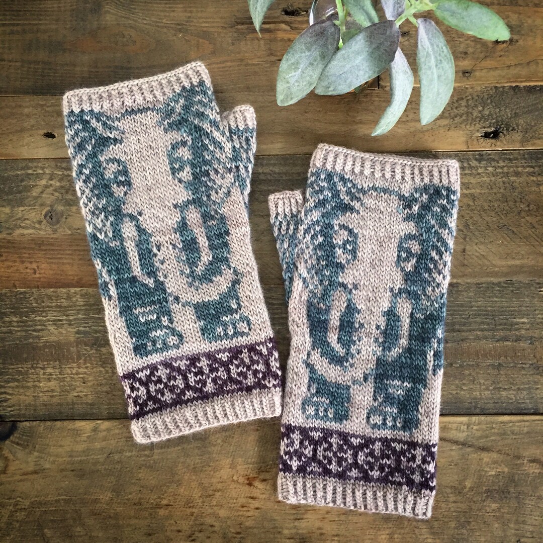 PDF Knitting Pattern - Peaceable Mitts - Etsy