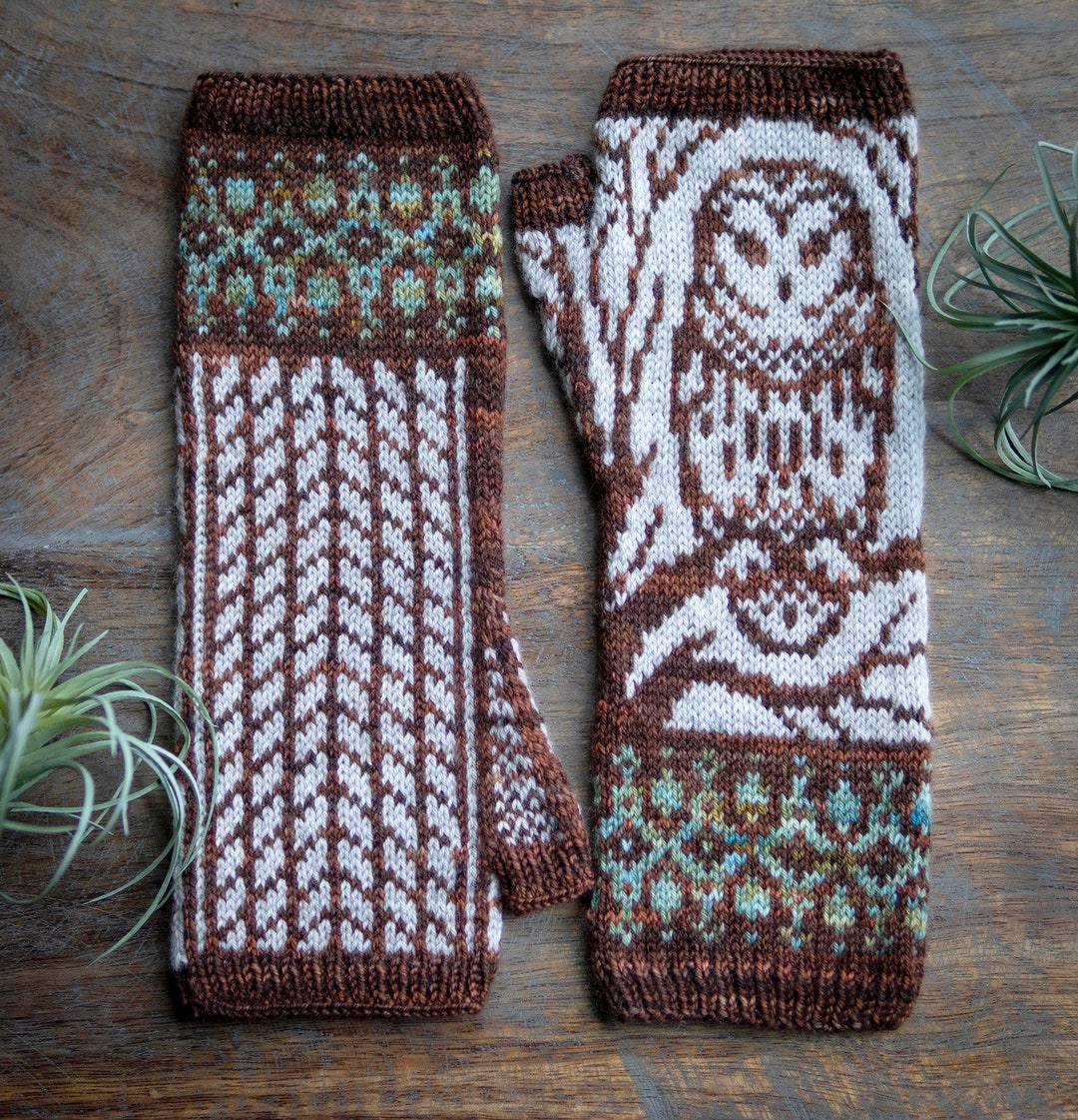 PDF Knitting Pattern - Varia Mitts - Etsy