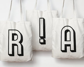 Bag with letters | Etsy