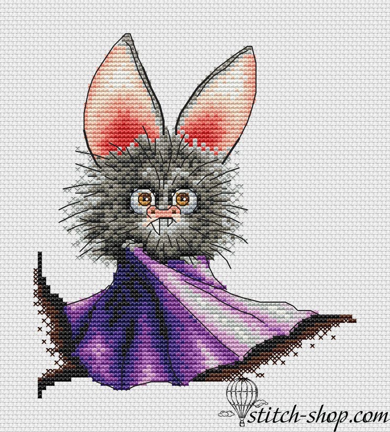 Bat - Cross Stitch Pattern (digital Format - PDF) - Etsy