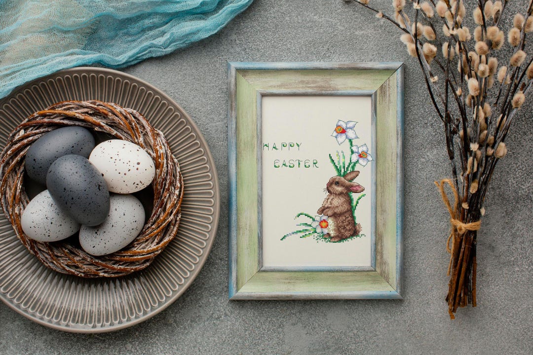 Easter is Here! - Cross Stitch Pattern (digital Format - PDF) - Etsy