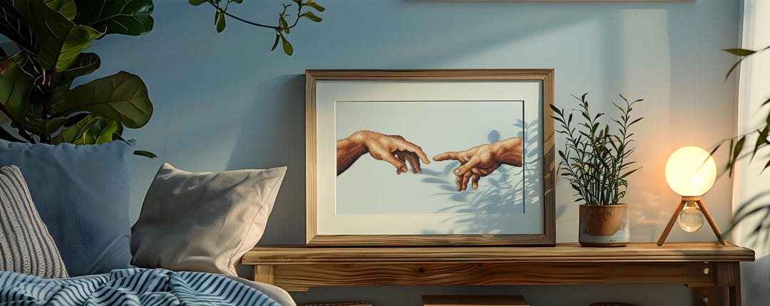 Cross-stitch Scheme "the Sistine Chapel" Embroidery Pattern PDF - Etsy
