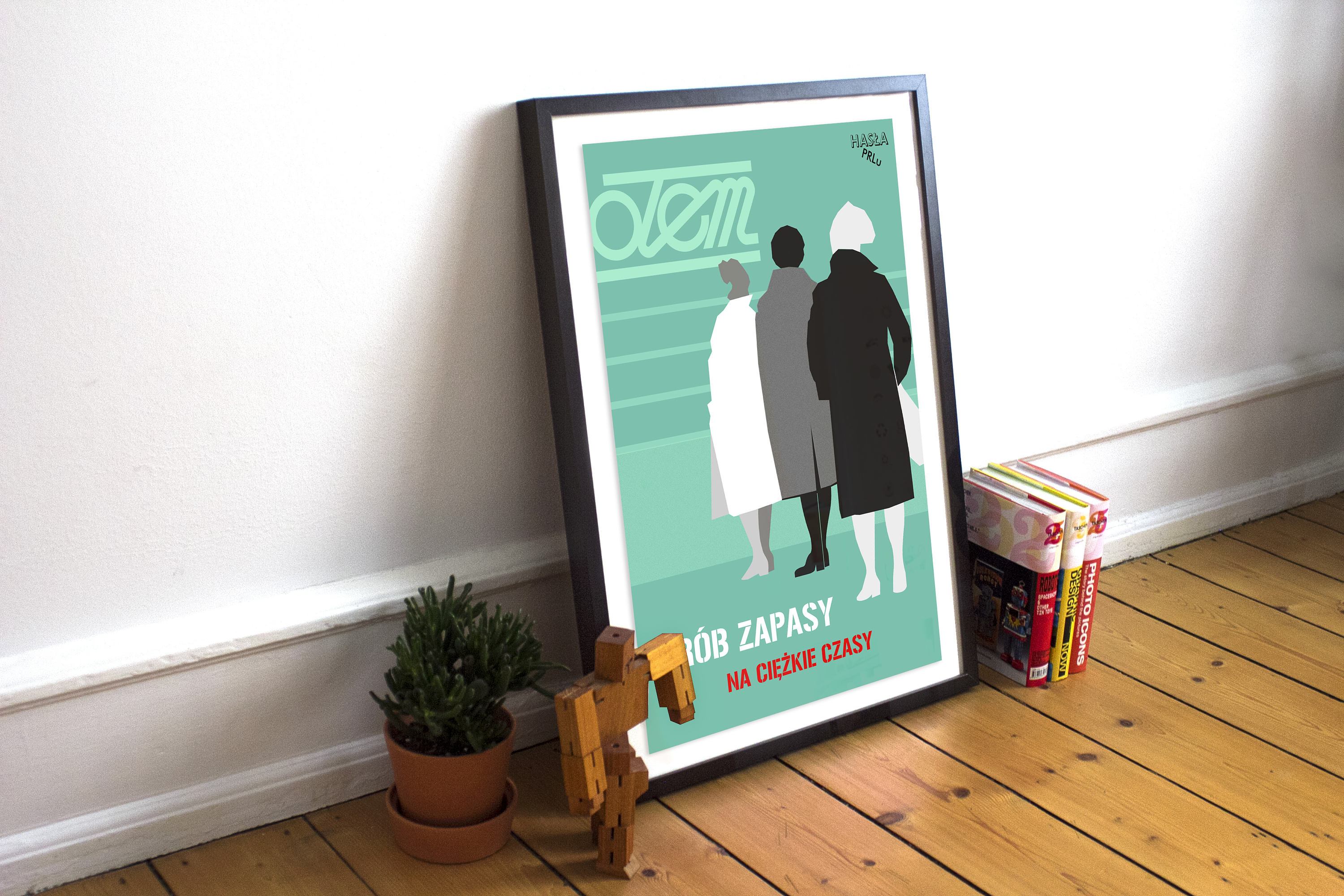 Retro Poster Polish Design Mnimal Vintage PRL Illustration - Etsy