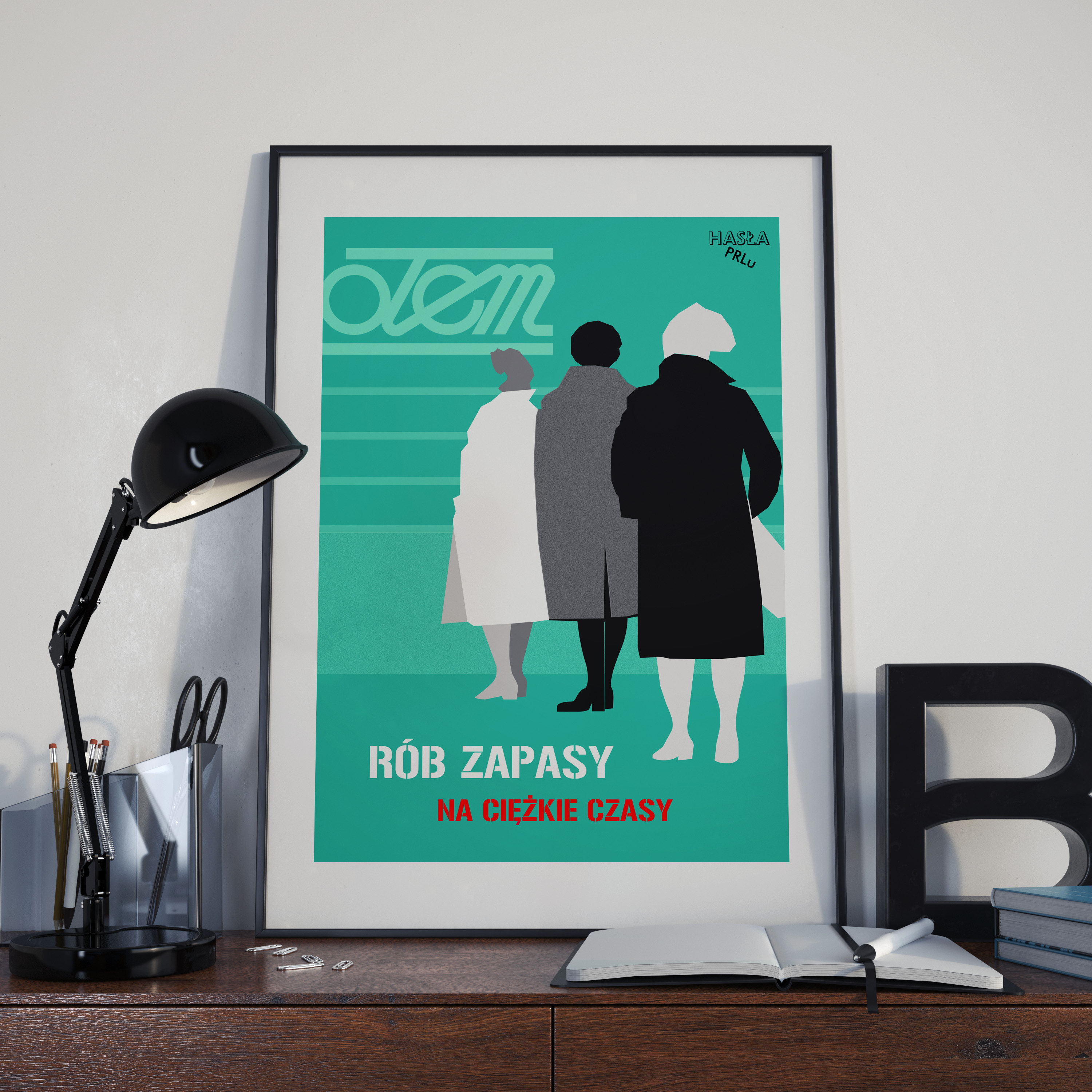 Retro Poster Polish Design Mnimal Vintage PRL Illustration - Etsy