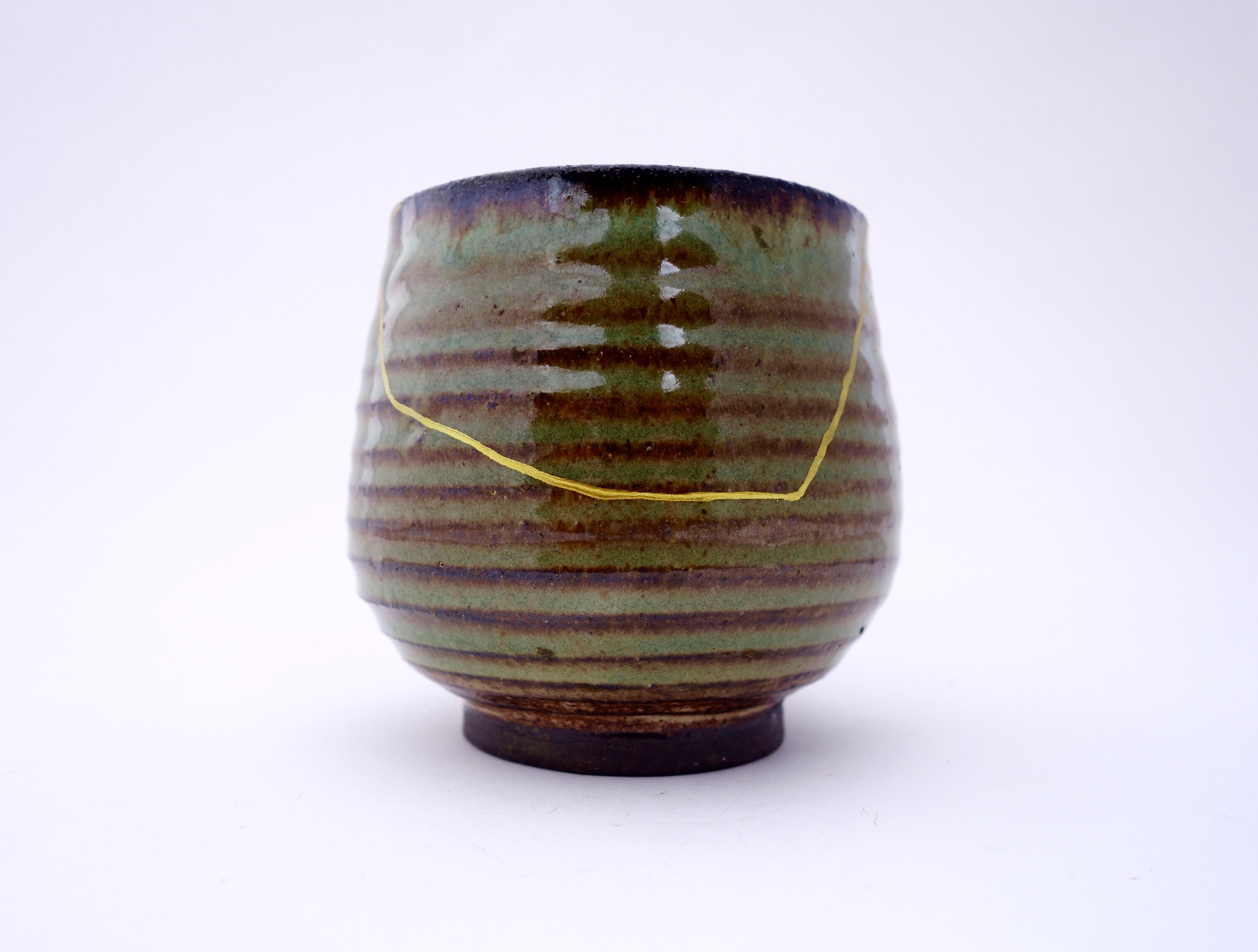 Kintsugi Pottery - Kintsukuroi Tea Bowl - Puro Kintsugi Traditional ...