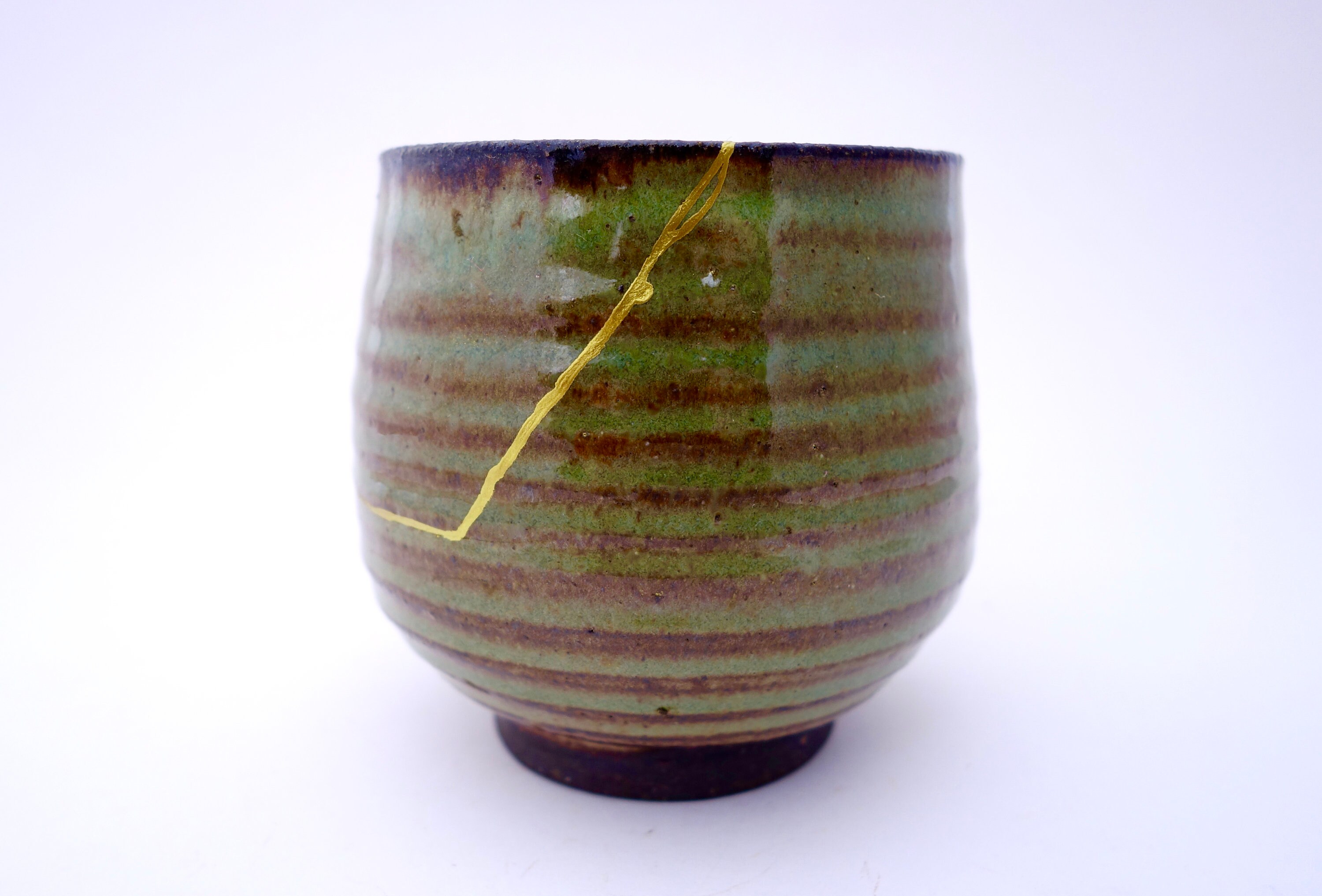 Kintsugi Pottery Kintsukuroi Tea Bowl Puro Kintsugi Traditional Repair ...