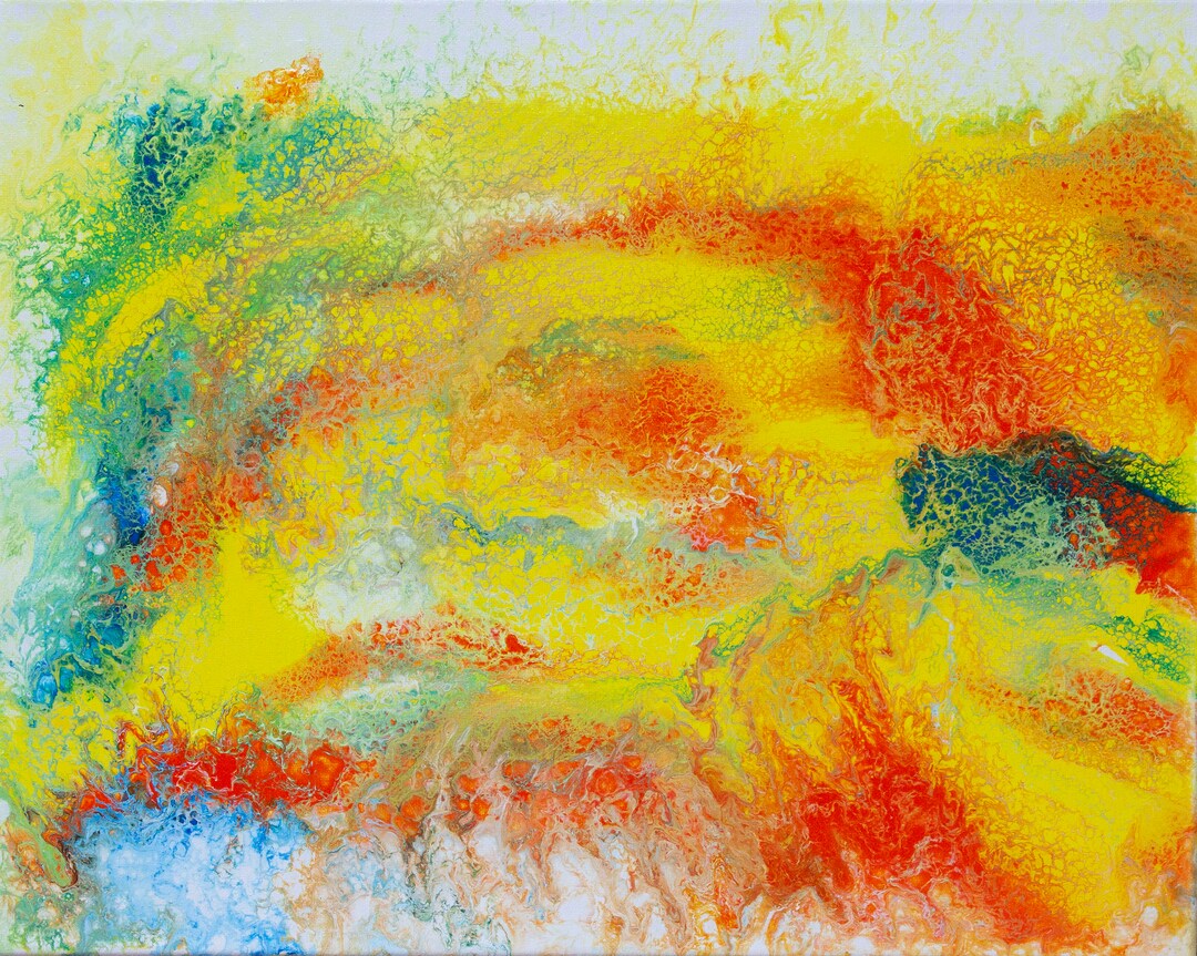 Happy Blast Fluid Pour Art - Etsy
