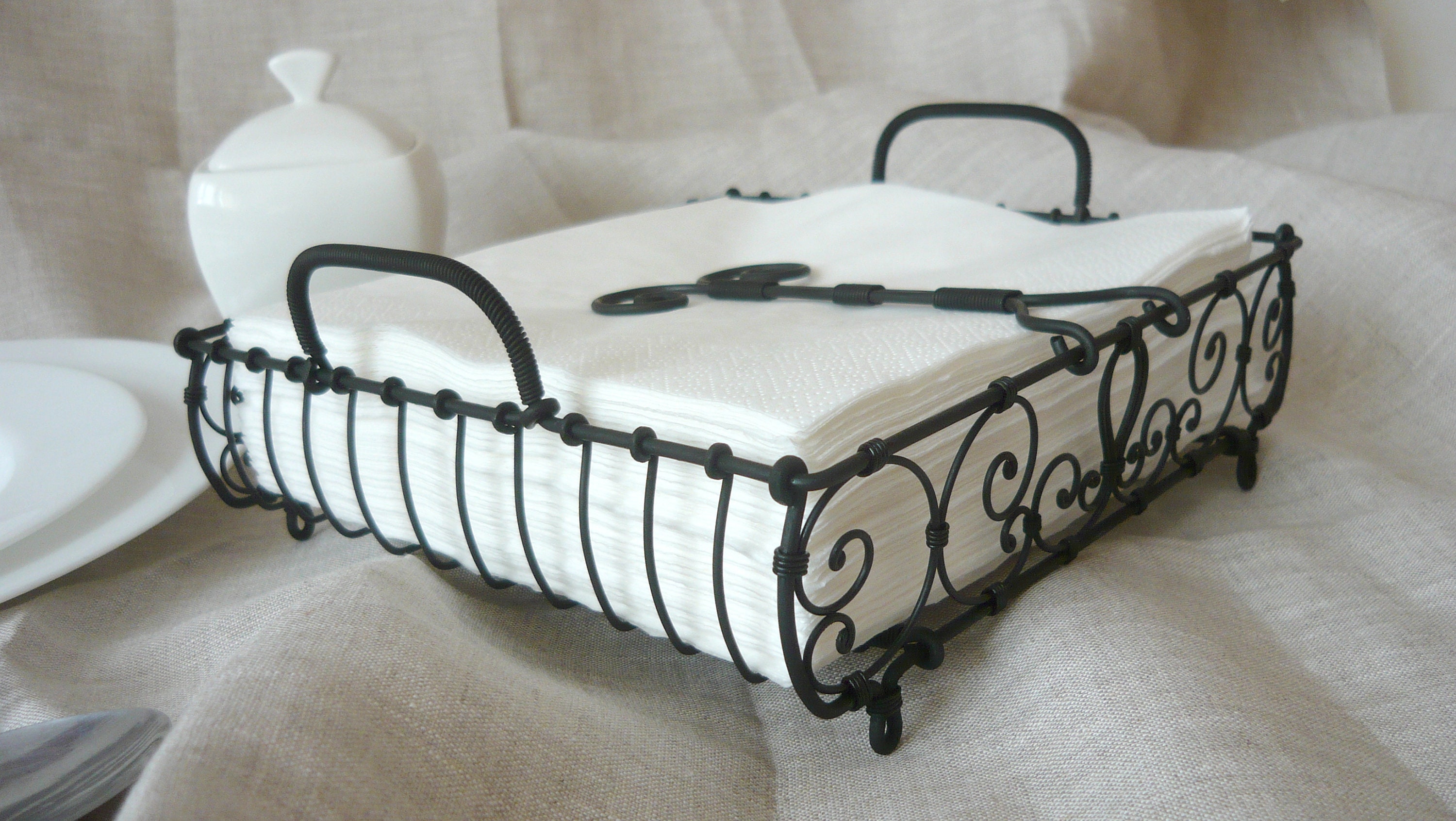 Basket for Napkins. Table Manners. the Kitchen. Dining Room. - Etsy
