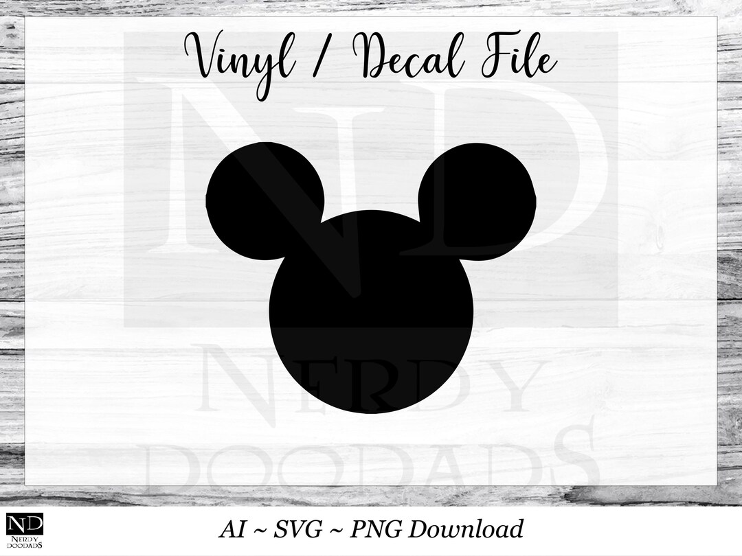 Cartoon Mouse Vinyl Design, Cartoon Mouse Decal, HTV Shirt Design, Car ...