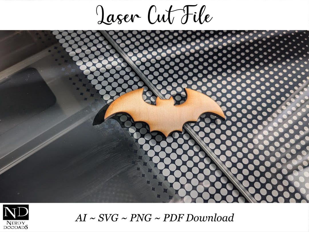 Halloween Bat File, Laser Cut File, Halloween Bat Wood Cutout, Wooden ...