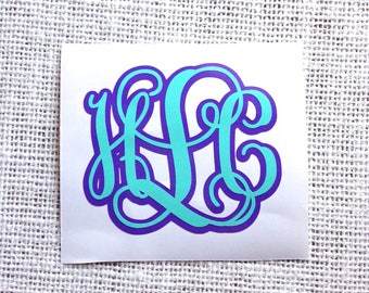 Vinyl monogram | Etsy