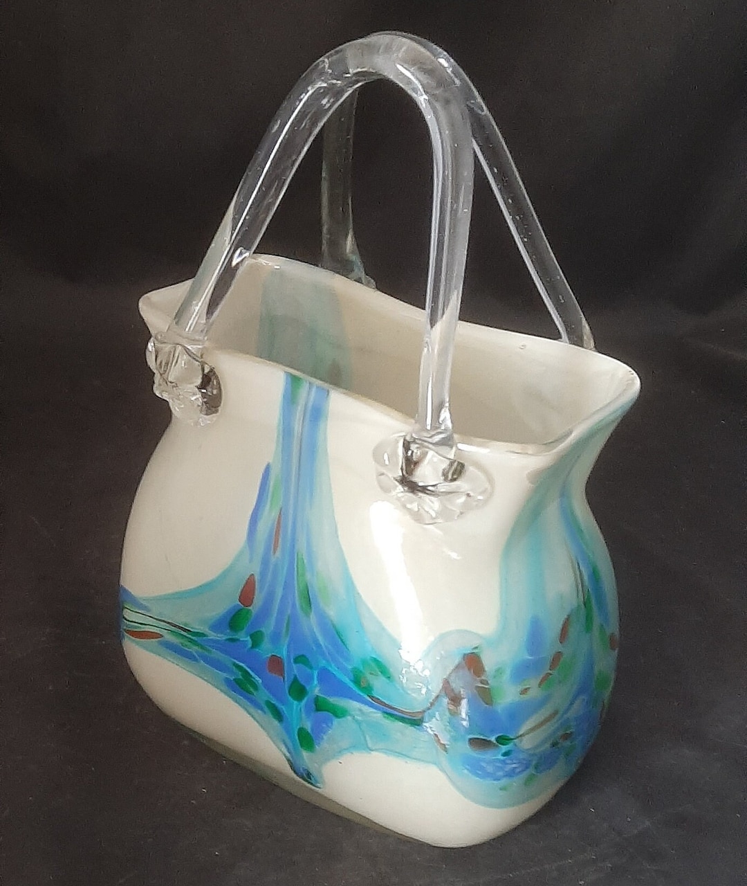 Hand Blown Art Glass Purse - Etsy
