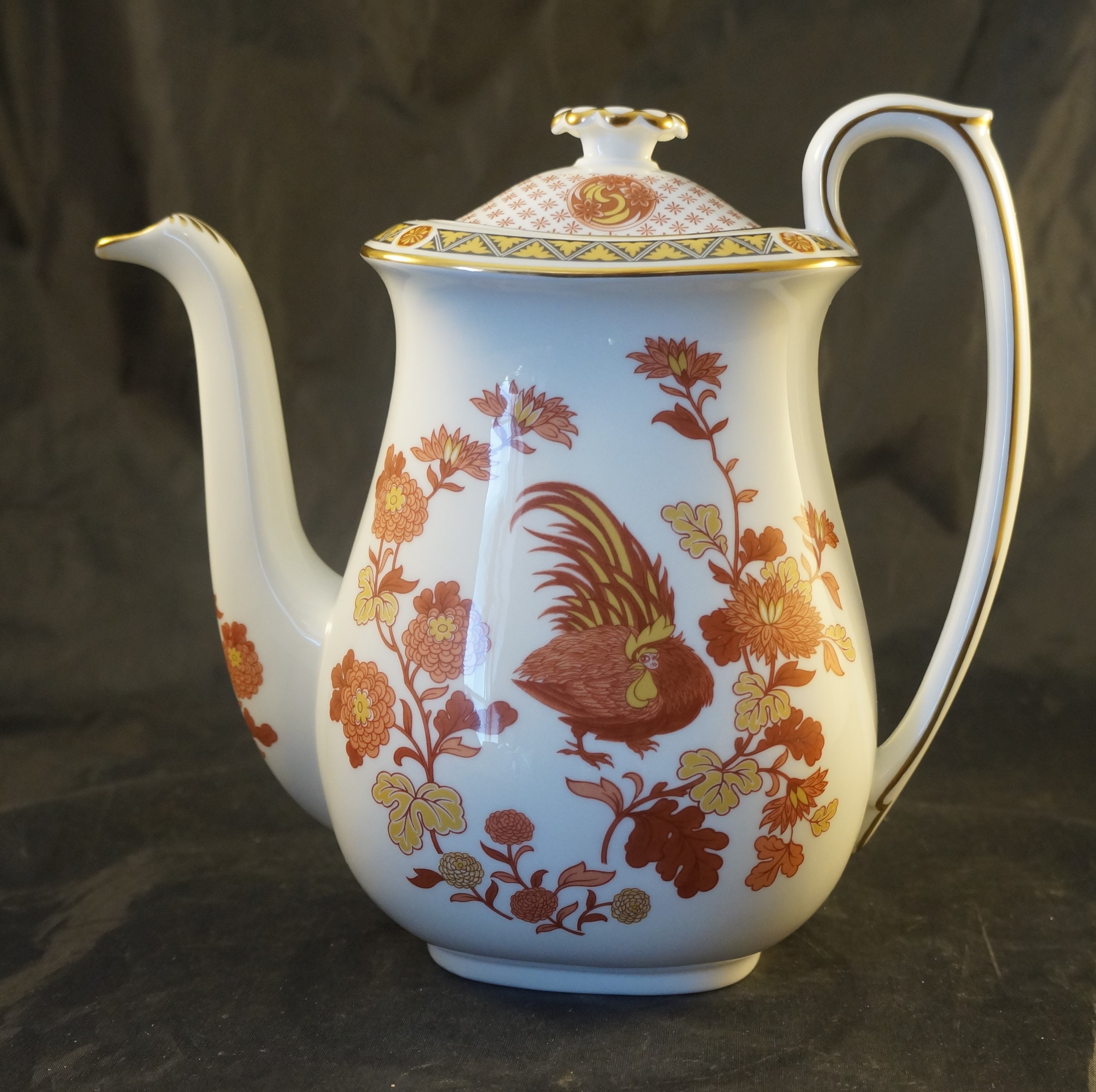 Wedgwood Fine Bone China Coffee Pot in the Golden Cockerel | Etsy
