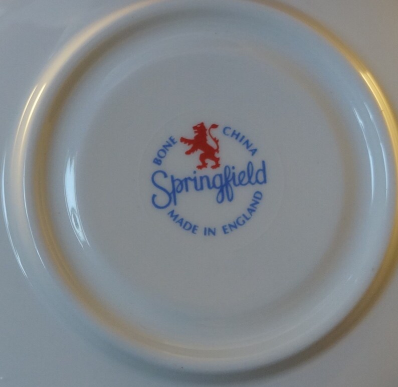 Springfield Fine Bone China Cup & Saucer Flower of the Month - Etsy