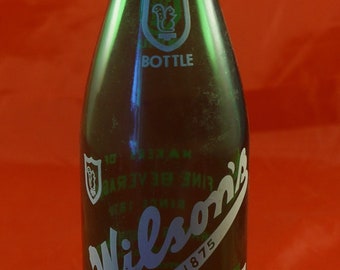 Wilsons Soda Bottle - Etsy UK
