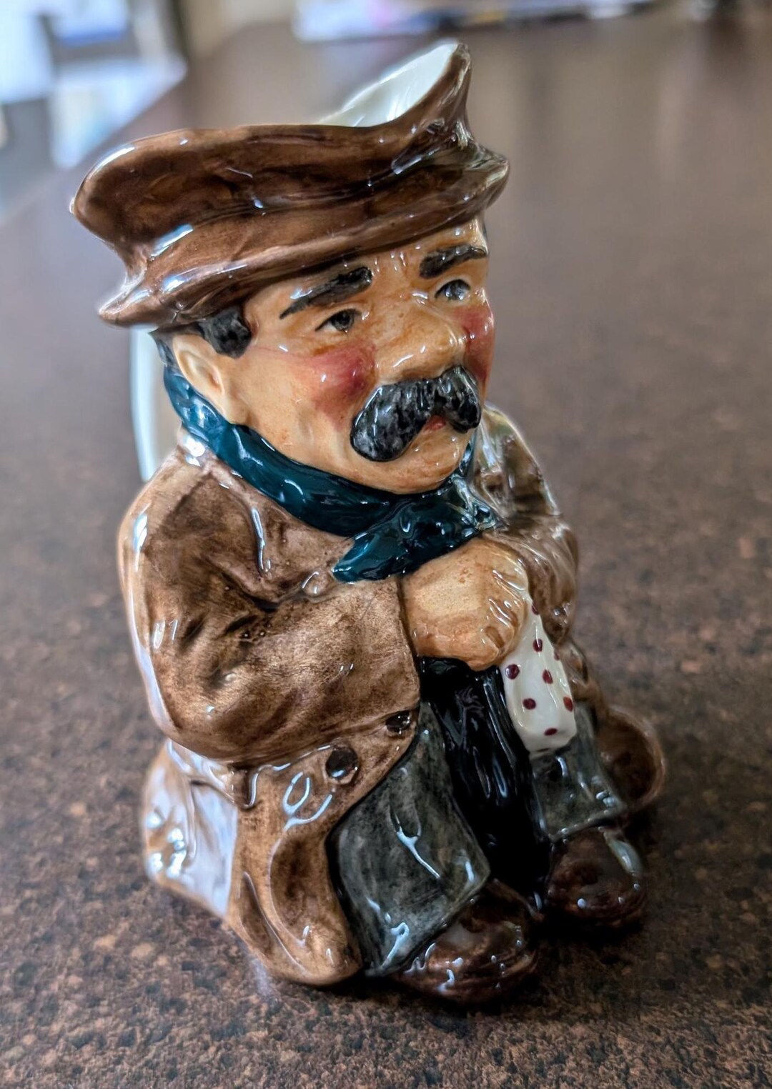 Roy Kirkham Pottery the Poor Man Toby Jug - Etsy