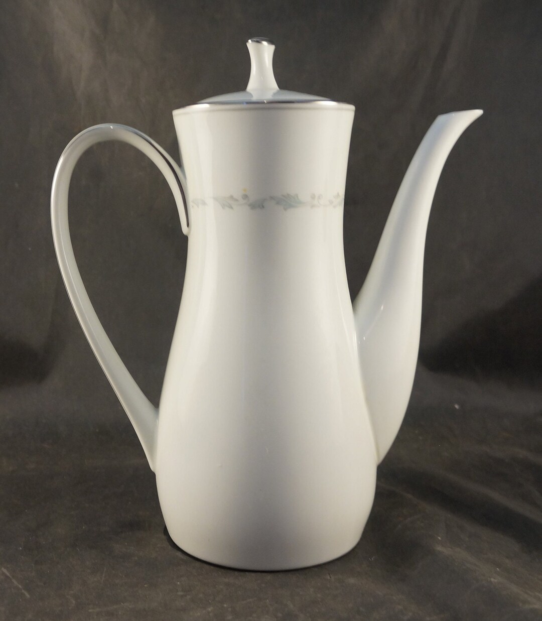 Noritake Fine China Coffee Pot Brooklane Pattern - Etsy