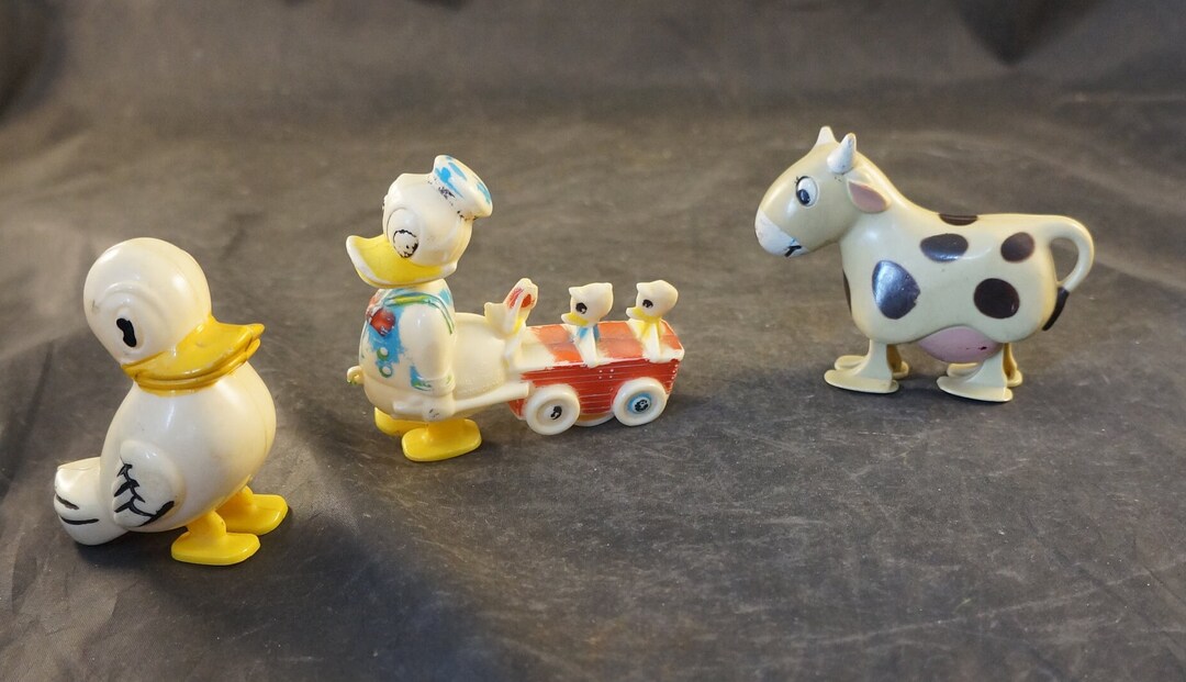 Lot of Three RAMP Walkers Donald Duck With Heuy and Louie Plus a Duck ...