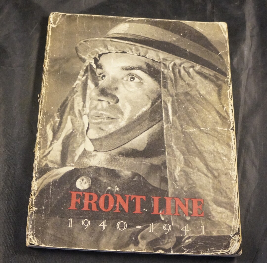 Vintage Historical Book Front Line 1940-1941 Bombing of England WWII ...