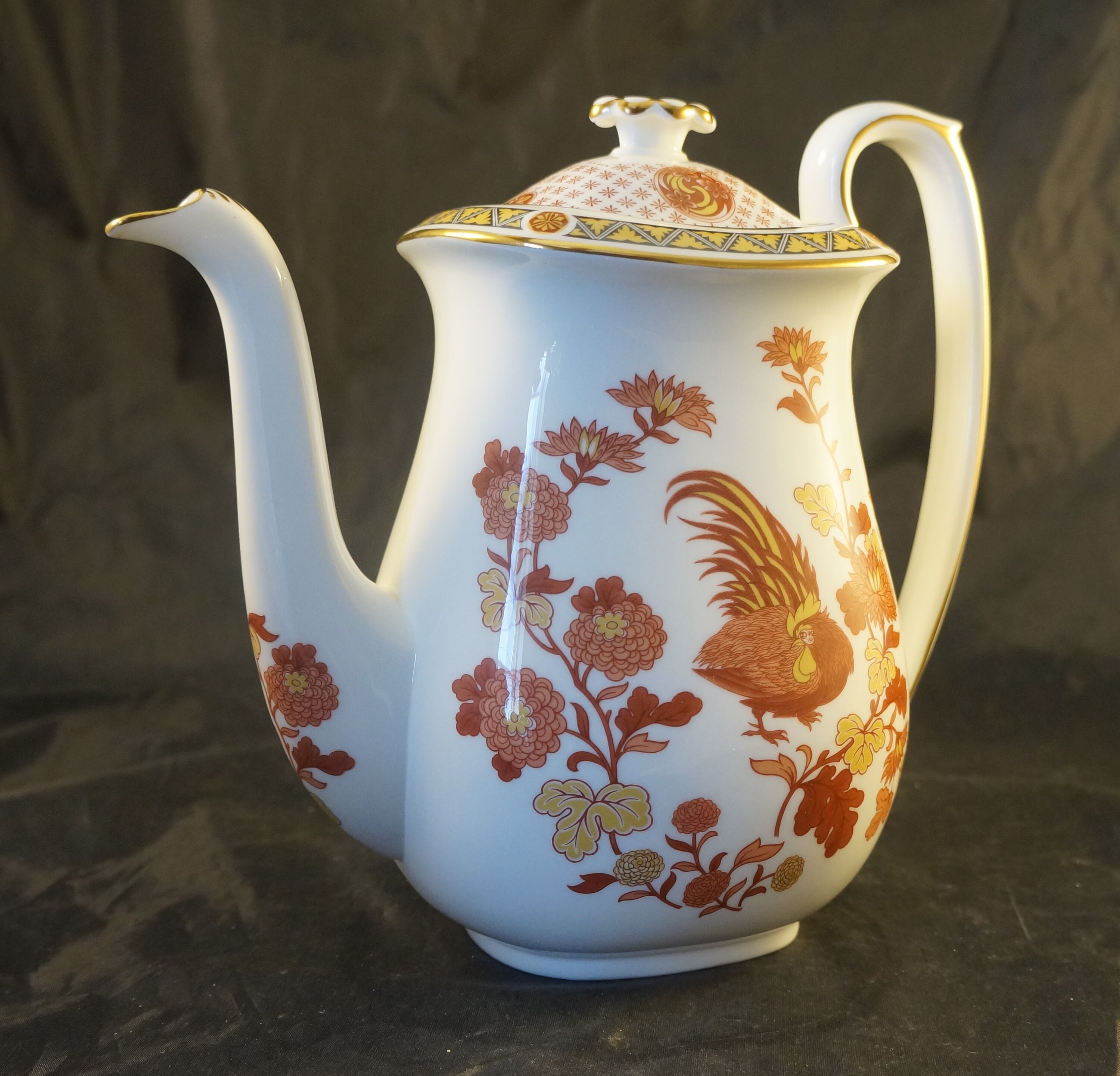 Wedgwood Fine Bone China Coffee Pot in the Golden Cockerel | Etsy