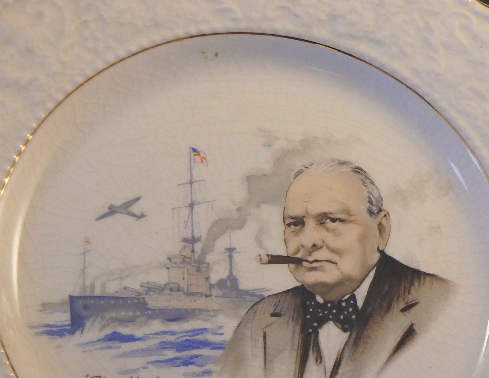 Lord Nelson Ware Winston Churchill Plate There Will Always Be an ...
