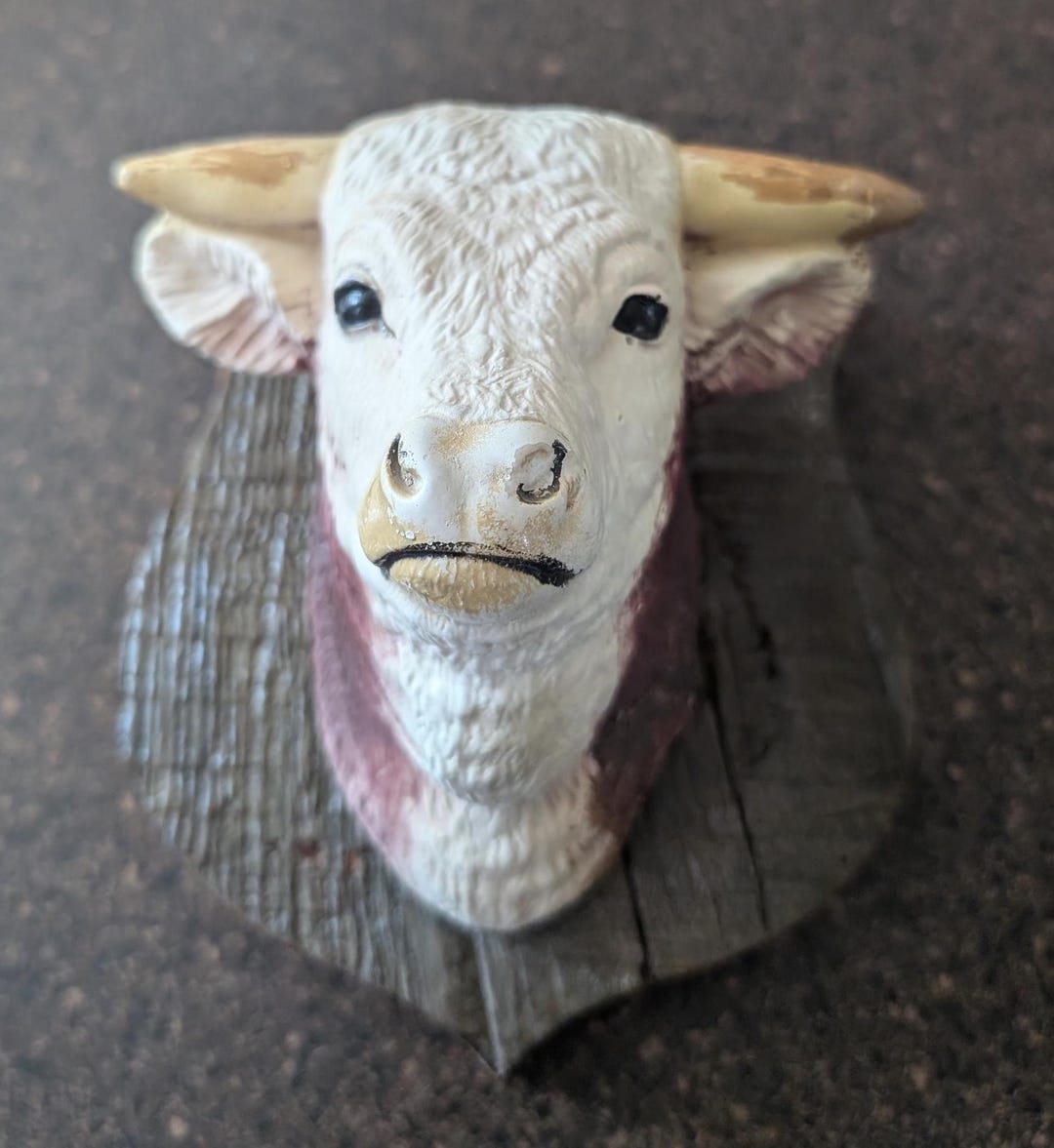 Hereford Wall Plaque Mounted on Wood - Etsy
