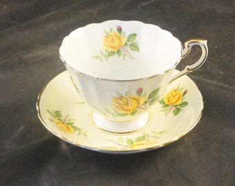 Yellow Tea Cup Set | Etsy