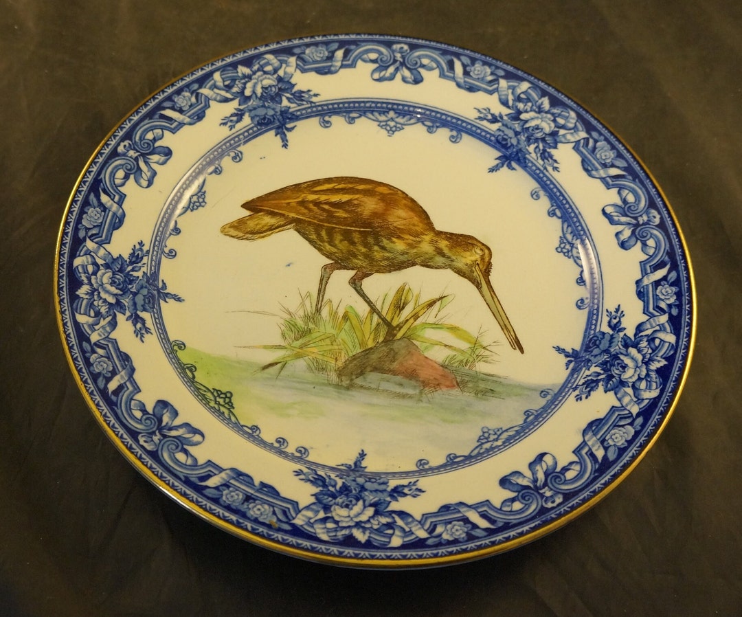 Royal Doulton Flow Blu Plate SNIPE - Etsy