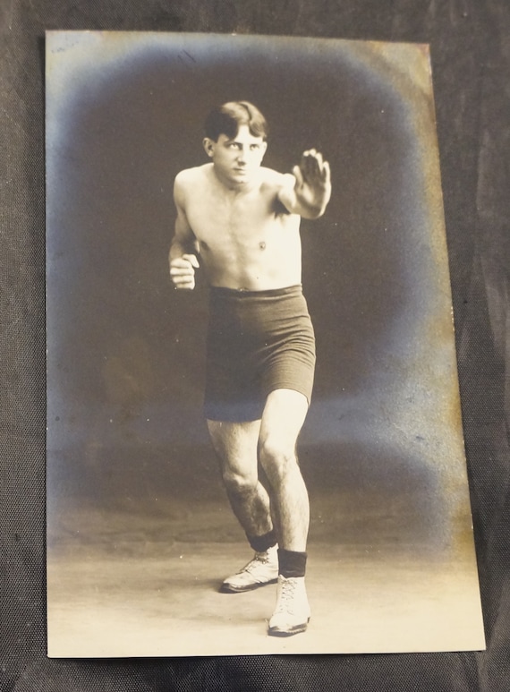 Tommy Burns Canadian Heavyweight Champion Boxer Post Card | Etsy