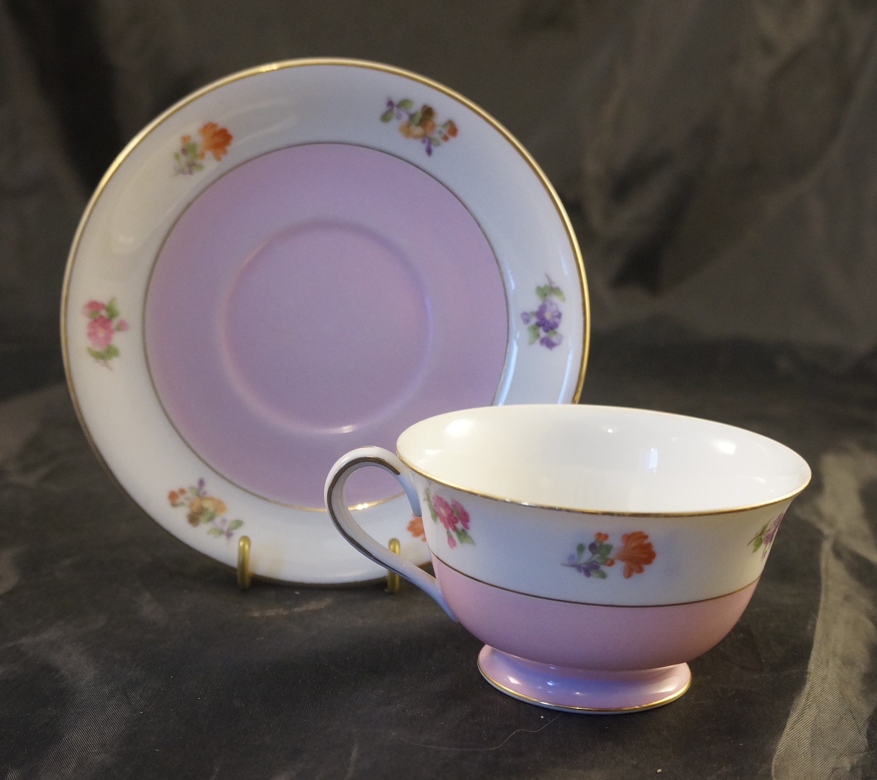 Noritake Made in Occupied Japan Pink with Flowers Cup and | Etsy
