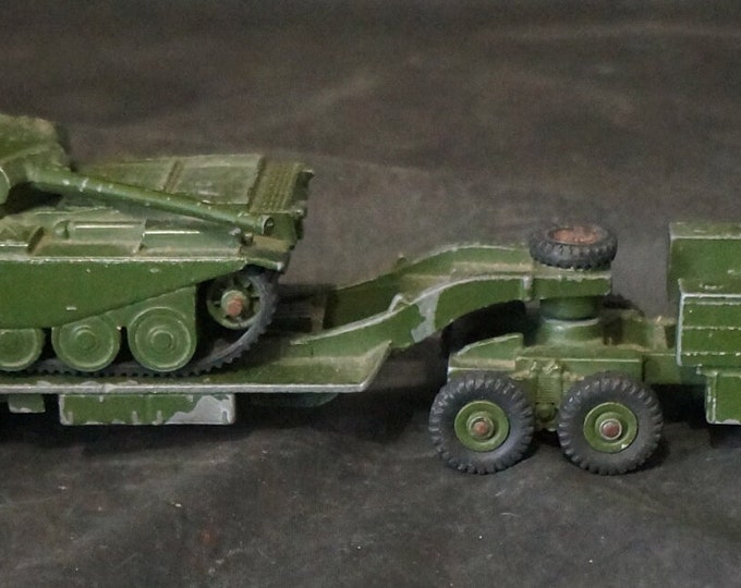 Dinky Toys Mighty Antar Tank Transporter No 660 & Centurion Tank No 651 ...