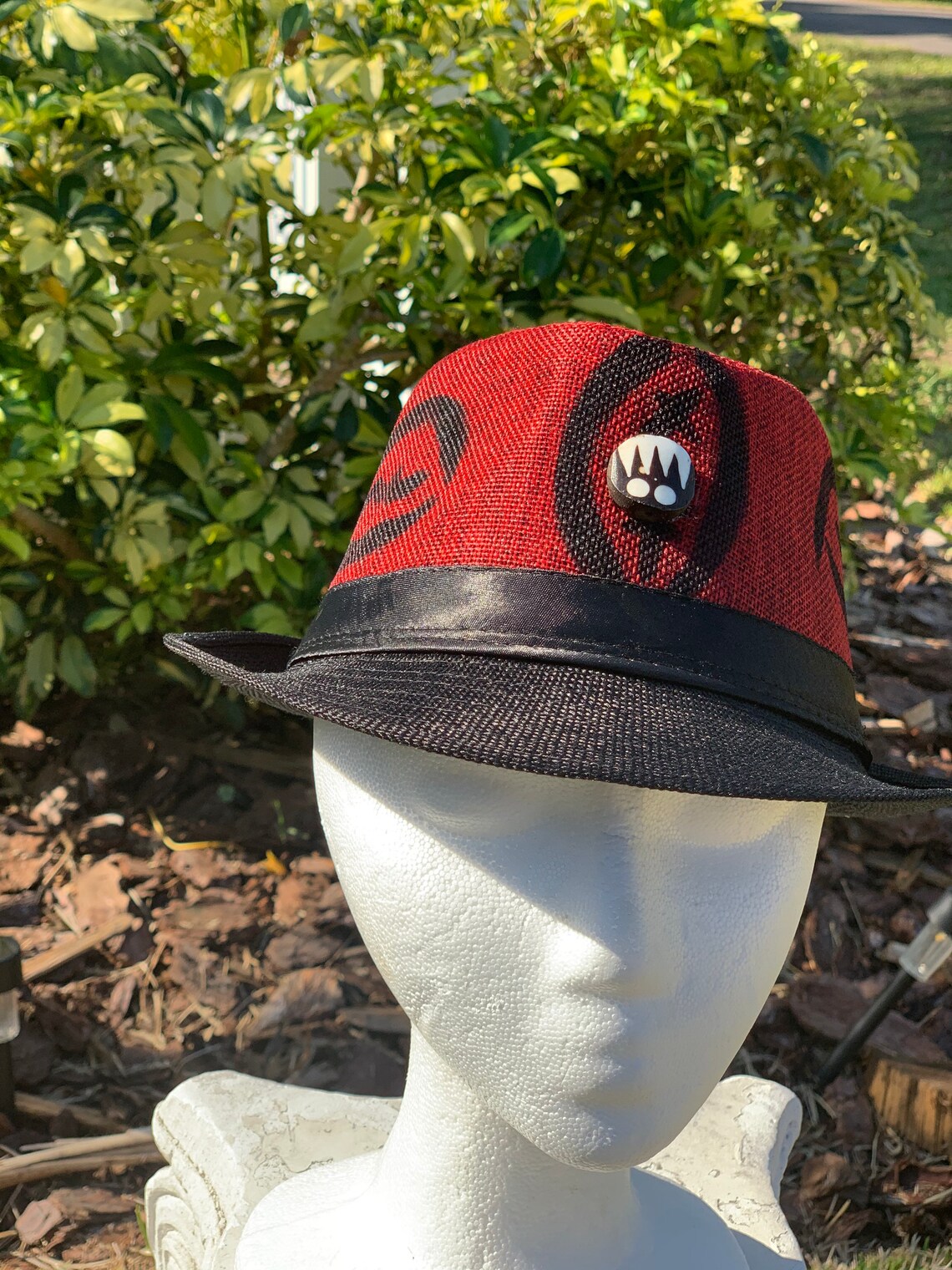 Red Fedora African Fedora Burgendy Fedora - Etsy