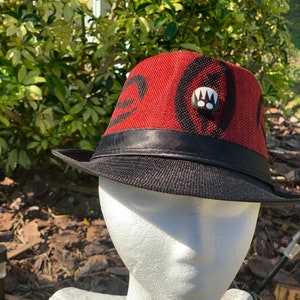 Red Fedora, African Fedora, Burgendy Fedora - Etsy