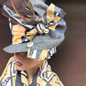 Top Hat , Zulu Hat , Tall African Hat , Statement Hat , African Crown ...
